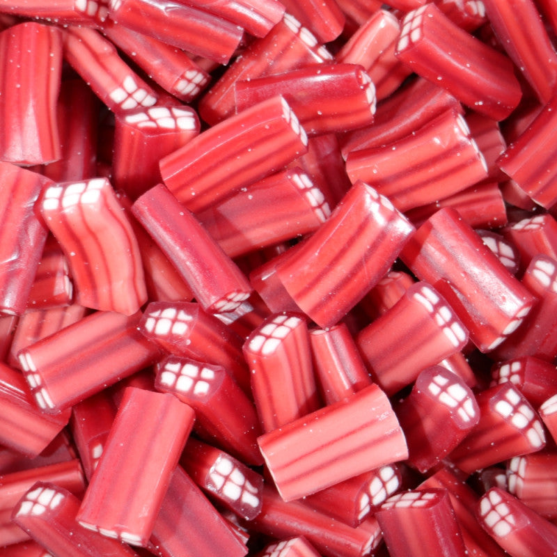 Punainen Mansikkatiili 100g - CandyTown
