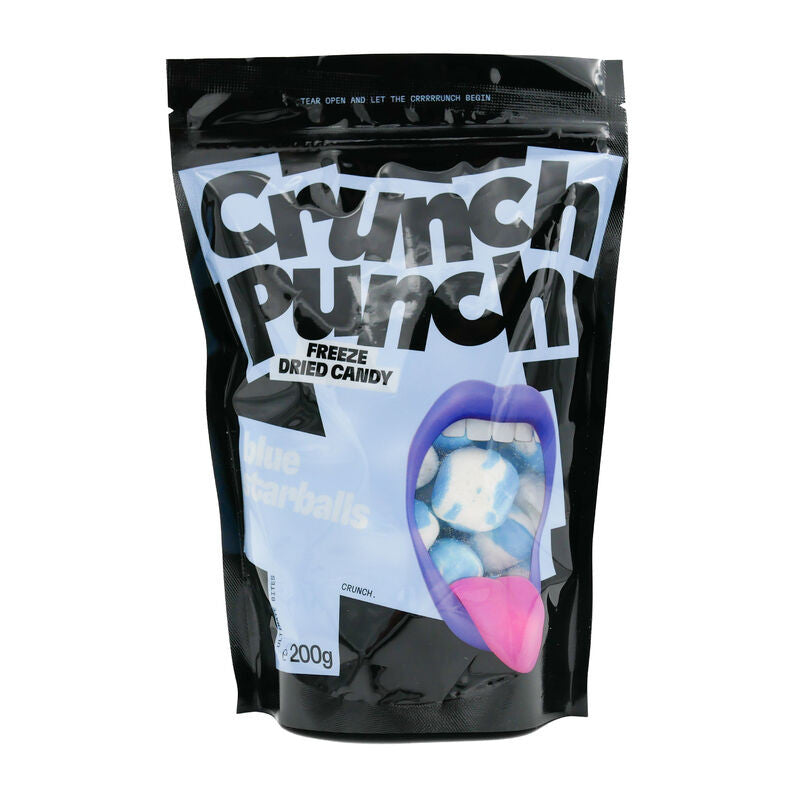 Crunch Punch Freeze Dried Candy Blue Starballs 200g - Tarjous - CandyTown