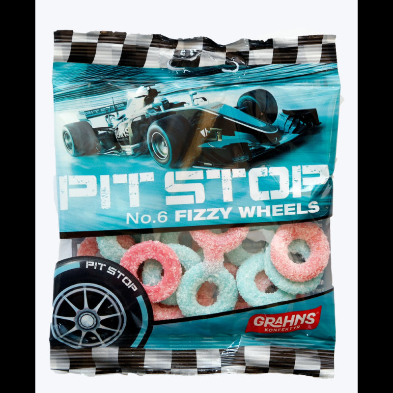 Pit Stop Fizzy Wheels 14x50g - CandyTown